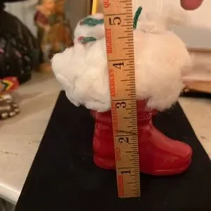 Holiday | 2 Mcm Hard Plastic Christmas Santa Boots Candy Containers ...